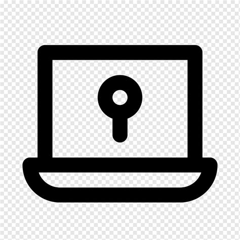 Computer Laptop Lock Protection Secure Security Security Icon Computer Laptop Lock Protection Secure Security Security Icon