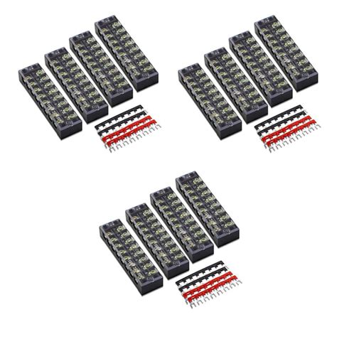 12 Pc 8p Terminal Block 4 Pc 8p Shorting Bar Tb1505 Retardant Copper Terminal Short Circuit