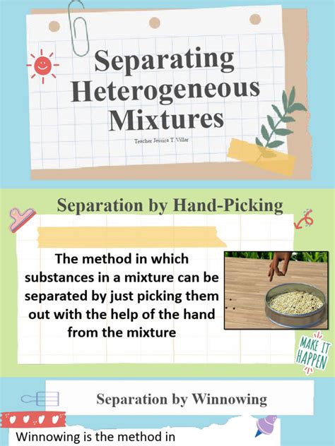 separation heterogeneous mixtures pdf filtration mixture