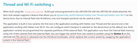 nrf5340 ncs v2 3 0 mcuboot with tow applications on the application