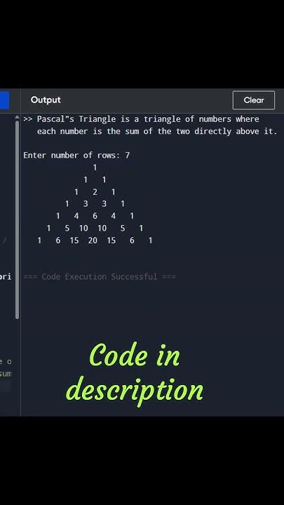 Patterns Display 013 Pascals Triangle Coding Patterncoding