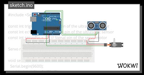 Serrvo With Ultra Wokwi Esp32 Stm32 Arduino Simulator