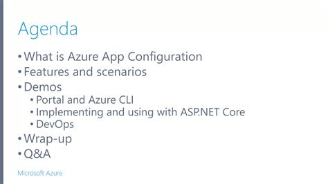 Centralized Configuration With Azure App Configuration Ppt