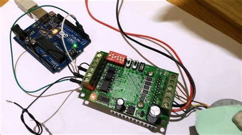 Arduino Uno Grbl To Tb6560 1 Axis To Stepper Motor Youtube