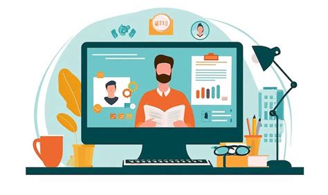 Premium Photo Hybrid Learning Virtual Training Sessions