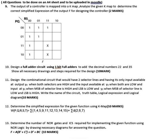 Only Question 13 Ali Questions To Be Done On An A4 Sheet And To Be