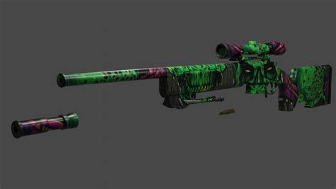 D AWM Sniper Model TurboSquid