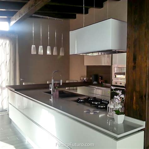 Vaulted Ceiling Island Range Hood Shelly Lighting