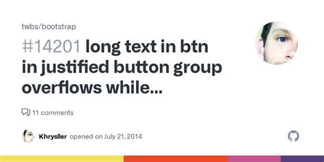 Long Text In Btn In Justified Button Group Overflows While Clicking