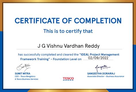 Vishnu Vardhan Reddy On Linkedin Projectmanagement Teamwork Tesco