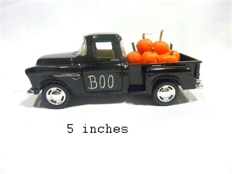 Halloween Diecast 1955 Chevy Truck With Pumpkins Farmhouse Decor Etsy