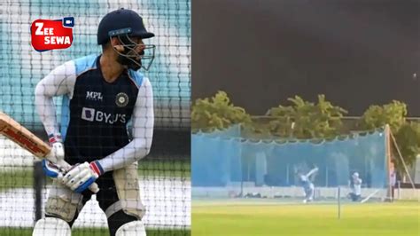 Ind Vs Pak पाकिस्तान के खिलाफ मैच के लिए तैयार विराट नेट्स में छक्के
