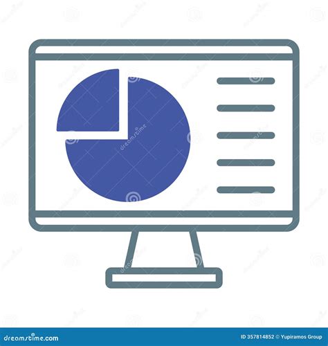 Business Analytics And Data Visualization Stock Illustration