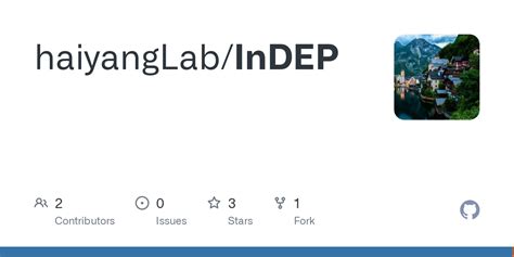 GitHub HaiyangLab InDEP