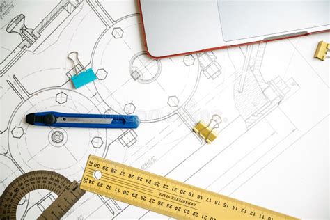 Engineering Drawings Protractor Notebook Term Paper Or Diploma