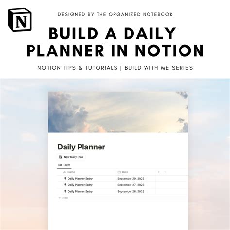 how to build a daily planner in notion a step by step guide free