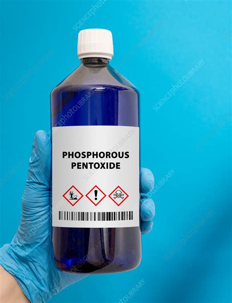 Phosphorous Pentoxide Stock Image F044 9413 Science Photo Library