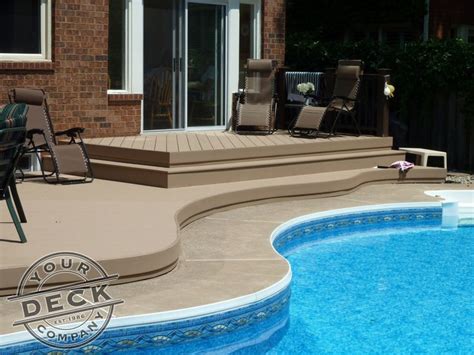 Curved Timbertech Deck For Your Pool