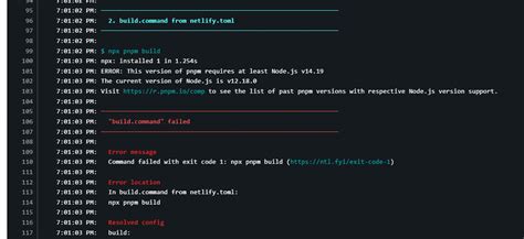 Build Fails Because Of Pnpm Version 7 Support Netlify Support Forums