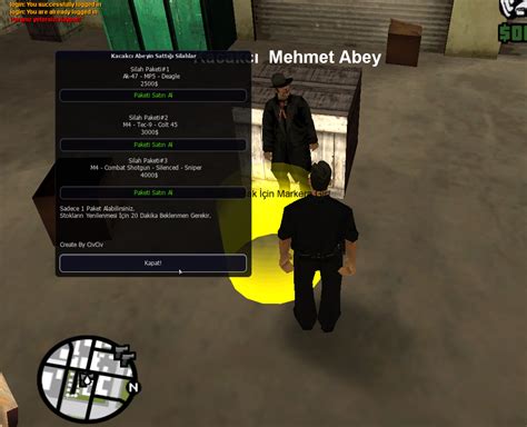 Mtasa İllegal Silahcı Script 2024 Civciv Scripting