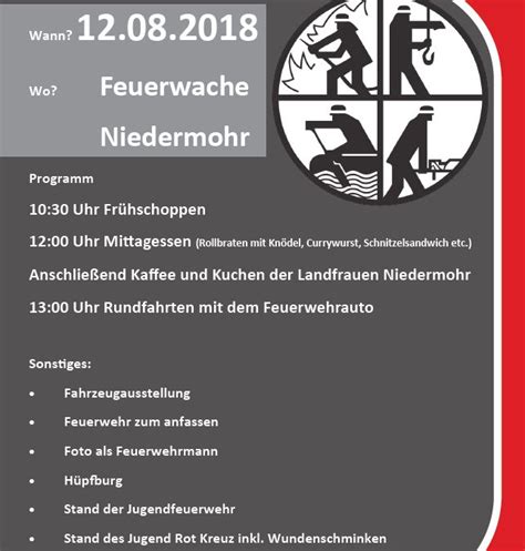 Tag Der Offenen T R Feuerwehr Vg Ramstein Miesenbach