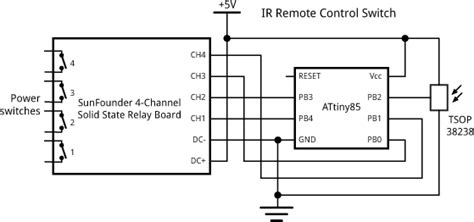 Circuit Diagram Of Ir Remote Control Switch Circuit Diagram
