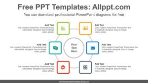 Radial Square PowerPoint Diagram Template Slidesgo Templates
