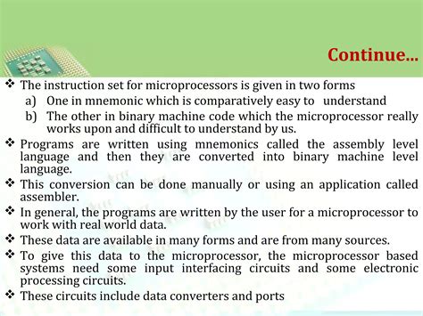 Origin Of Microprocessor And Classification Of Microprocessor Ppt