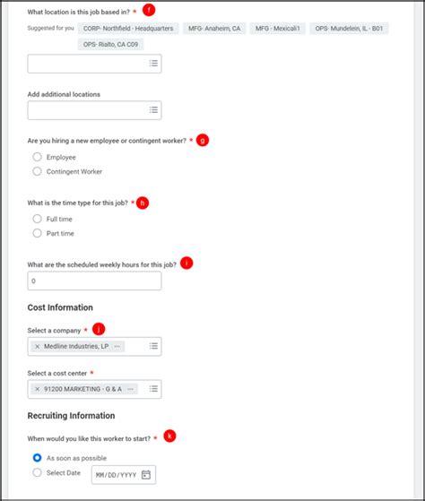 Job Requisitions Managers Medline Hr Help Center