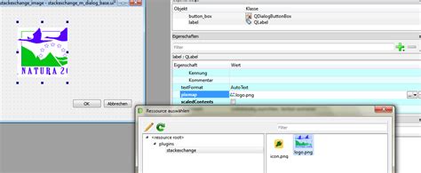 Insert Image In Qgis Plugin Using Qt Creator Geographic Information Systems Stack Exchange