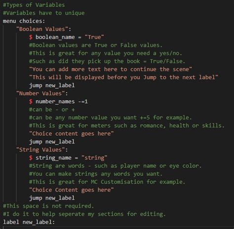 Setting Up Variables In Renpy Rinteractivefictions