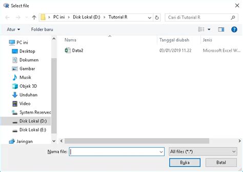 Tutorial R Menulis Membaca Dan Menampilkan Data Pada R