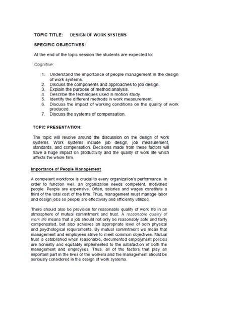 13 Design Of Work Systems Pdf