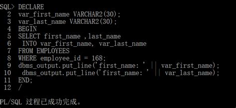 SQLPLUS执行PL SQL语句块 Happy Share 博客园