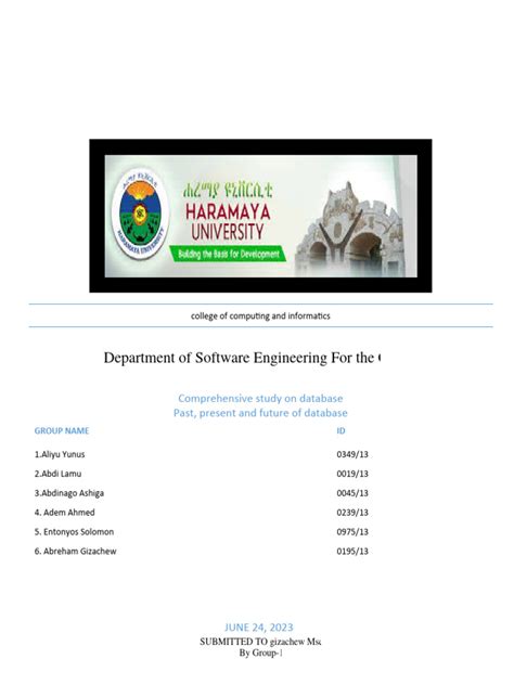 History Of Database Pdf Databases No Sql