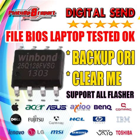 Jual File Bios Laptop Eprom All Merk Valid Backup Ori Update Me Region Tested Ok Shopee