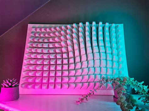 Sound Diffuser Wall Art By Chrisp Makerworld Download Free 3d Models