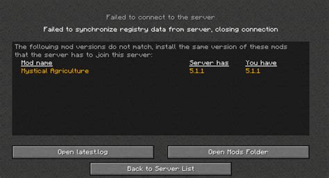 Java Failed To Synchronize Registry Data From Server Rminecrafthelp