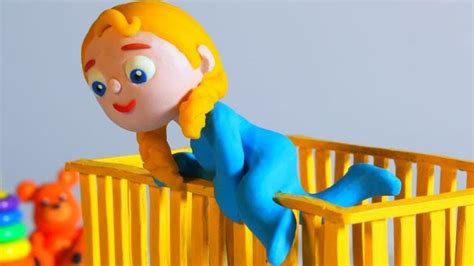 کارتون خمیری دختر کوچک نمی تواند بخوابد