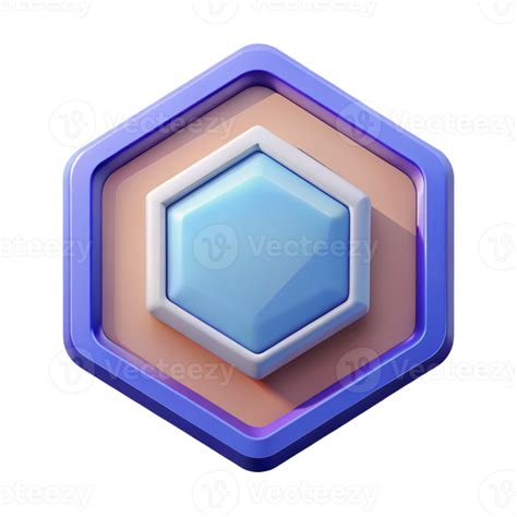 Gorgeous Exemplary Hexagonal Badge With Bold Outline Clean Lines Crisp Edges With Scalable