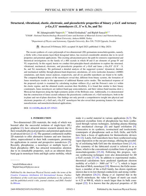Pdf Structural Vibrational Elastic Electronic And Piezoelectric