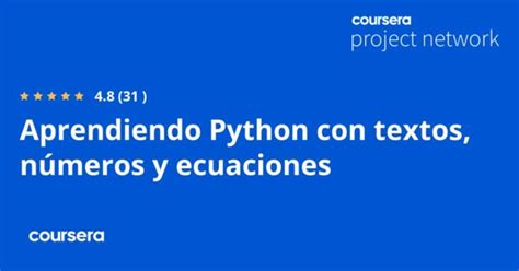 Aprendiendo Python Con Textos Números Y Ecuaciones Coursya