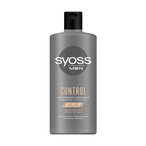 Шампунь-кондиционер для волос Syoss Men Control для мужчин 2 в 1, для ...