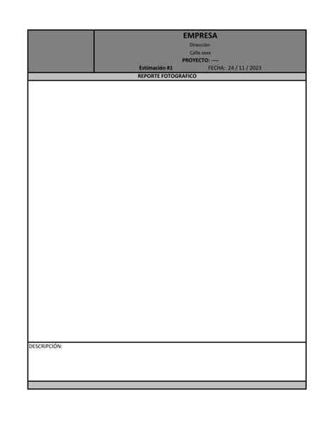 Formato De Estimaciones