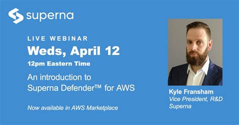 Alex Hesterberg On Linkedin Webinar Superna Defender For Aws Feature Showcase And Roadmap