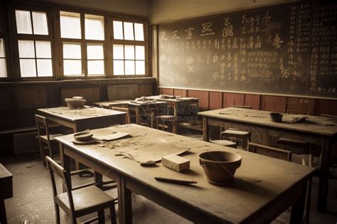 破旧废弃的教室高清图片下载 正版图片600055361 摄图网