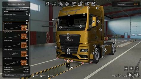 MAN TGX Tuning Mod Slots ETS Part ModsHost