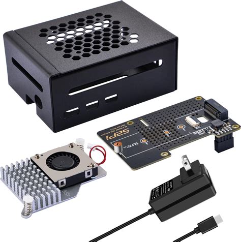 Geeekpi Metal Case For Raspberry Pi 5 With Pi 5 Official Active Cooler