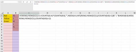 How To Generate A List Of All Possible Permutations In Excel Sheetaki