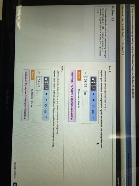 Solved The Acceleration Of A Particle As It Moves Along A Chegg